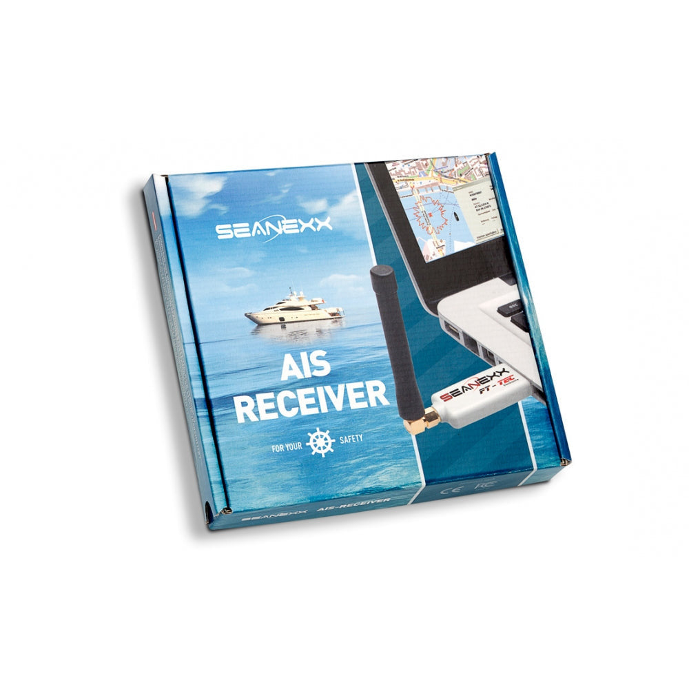 Complete AIS set SEANEXX RX210 + clip antenna | SeaCurity GmbH